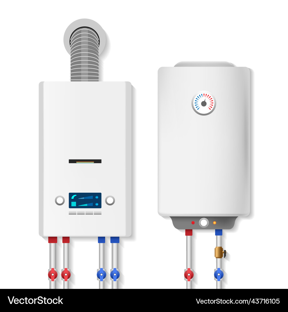 Heaters system Royalty Free Vector Image - VectorStock