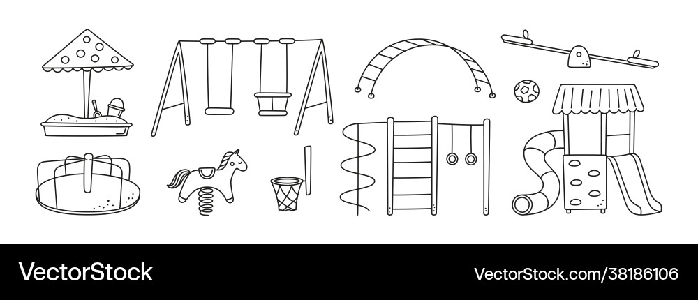 Doodle Playground Vector Images (over 2,100)