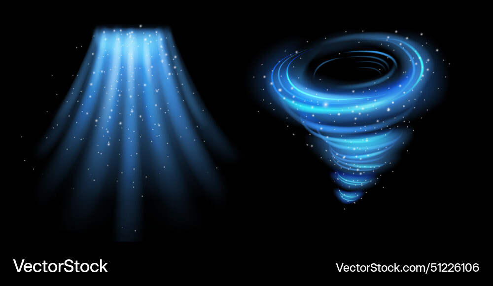 Cold Air Flow Vortex Royalty Free Vector Image