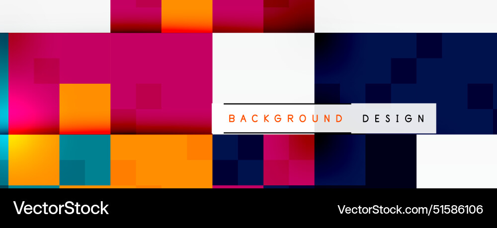 Dynamic colorful squares background Royalty Free Vector