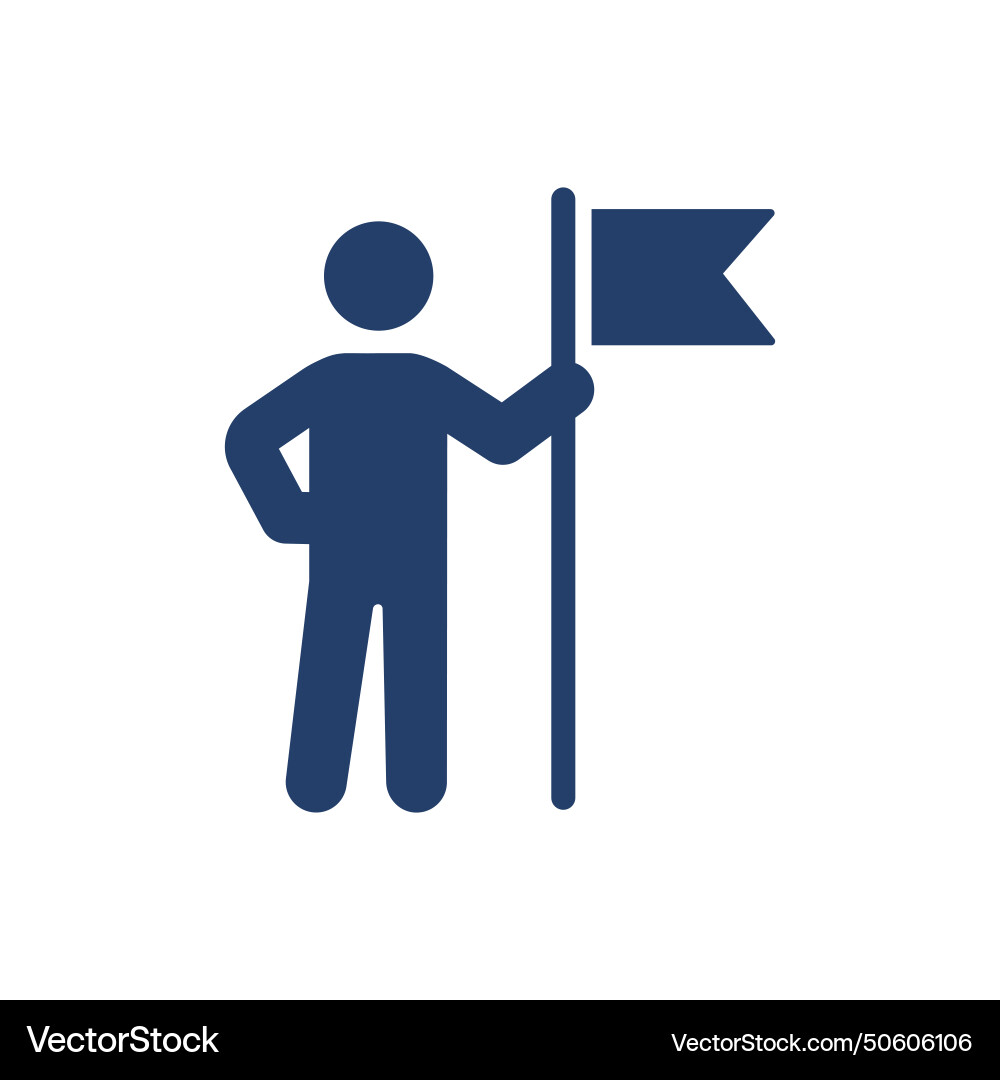 Leadership icon isolated Royalty Free Vector Image