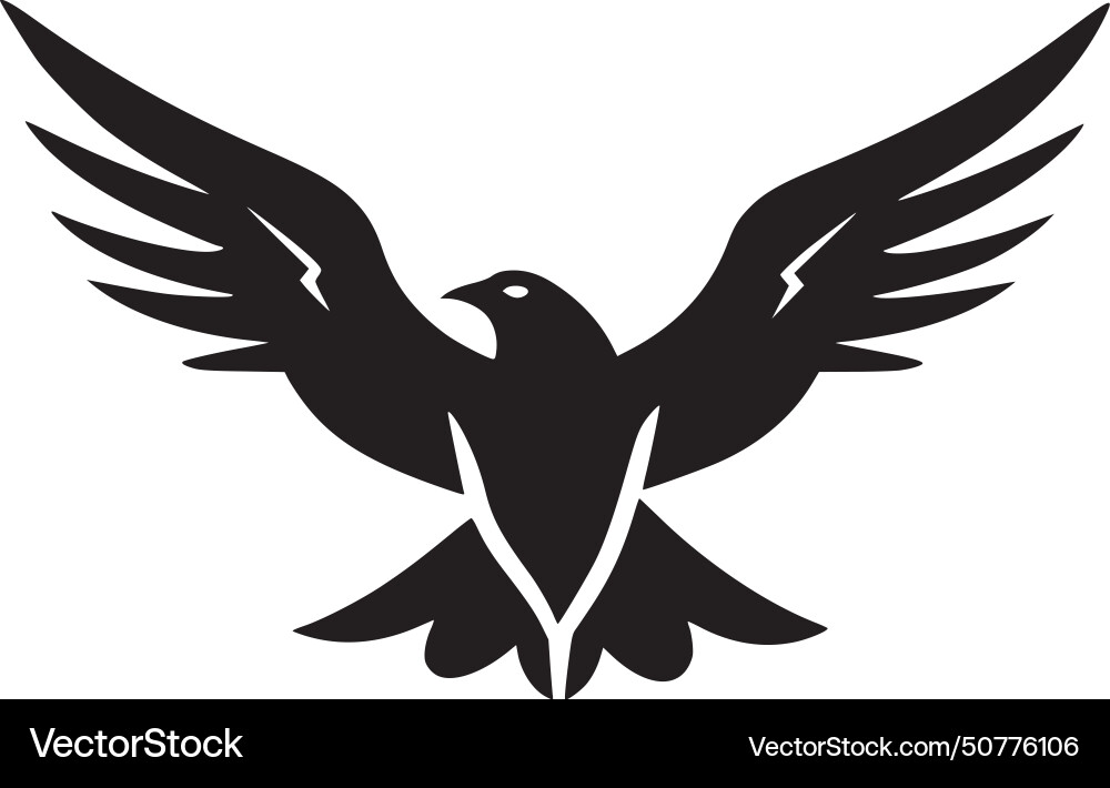 Petrel - black and white isolated icon Royalty Free Vector