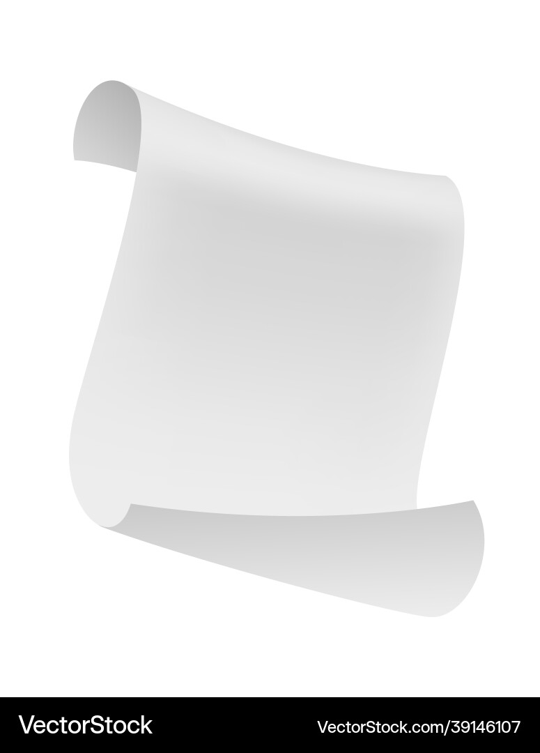 Falling Paper Sheets - White Royalty Free Vector Image