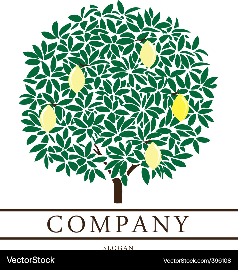 Lemon tree Royalty Free Vector Image - VectorStock