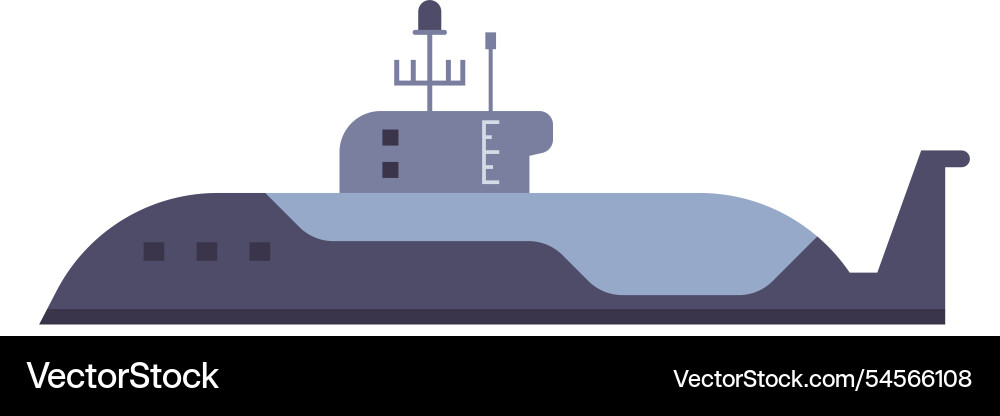 Modern submarine navigating the ocean depths Vector Image Modern submarine navigating the ocean depths Vector Image