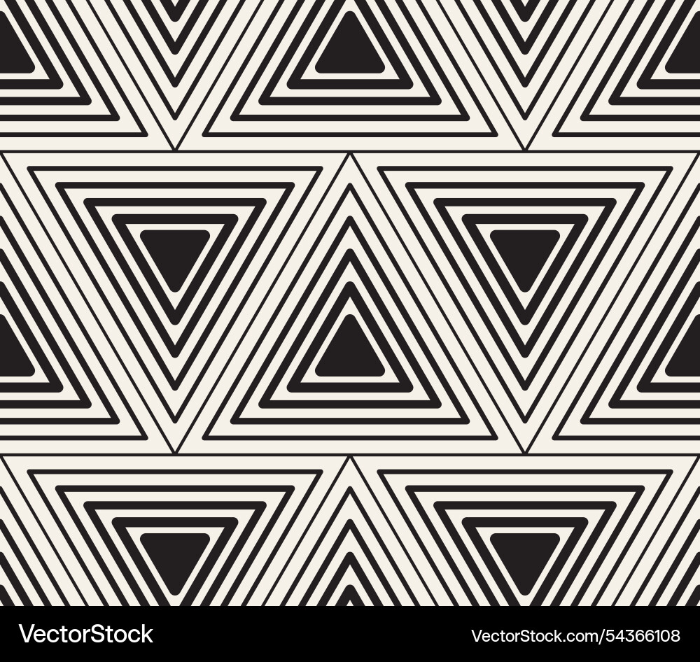 Seamless pattern repeating geometric elements Vector Image
