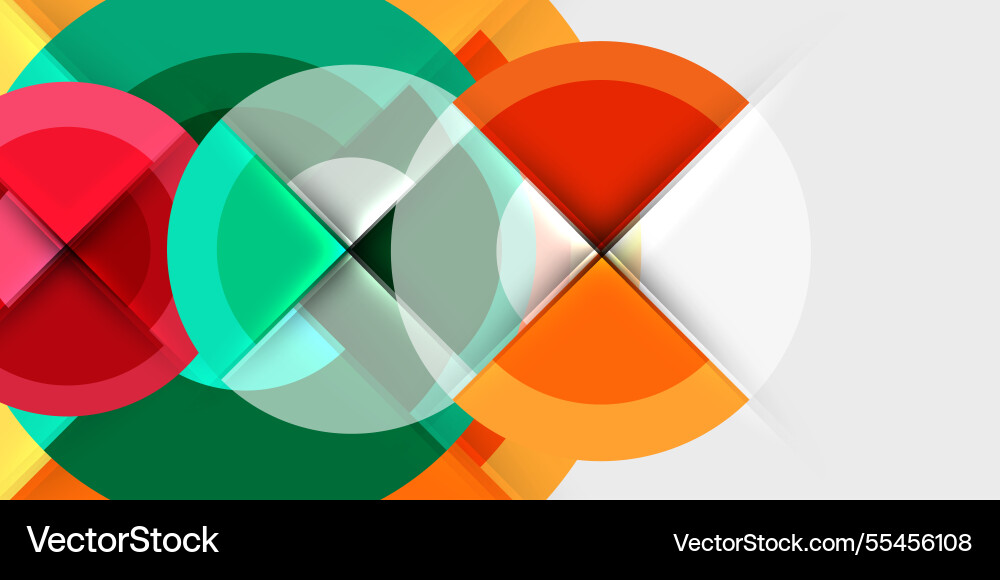 Target circle geometric abstract shapes for Vector Image