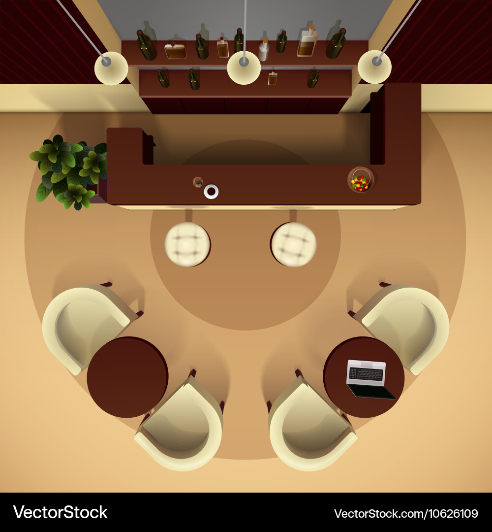 1607i123003sm004c11foyer hall lobby interior top Vector Image