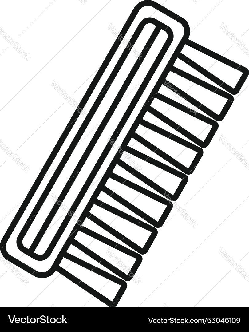 Cleaning brush icon representing scrubbing Vector Image