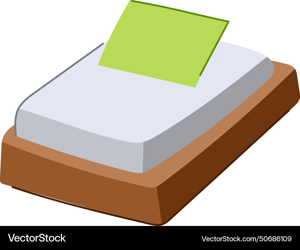 Scotch post it dispenser cartoon Royalty Free Vector Image