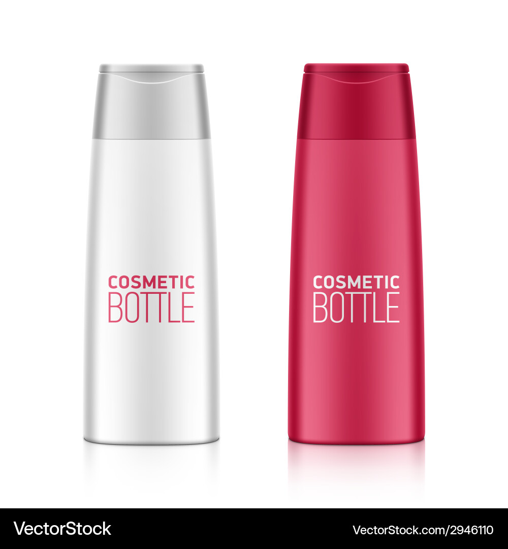 Cosmetic bottle Royalty Free Vector Image - VectorStock