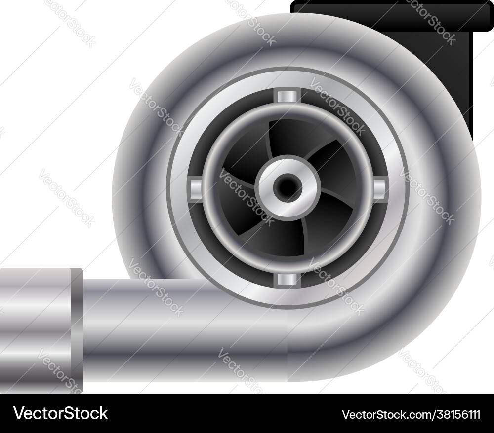 Car turbo icon cartoon style Royalty Free Vector Image