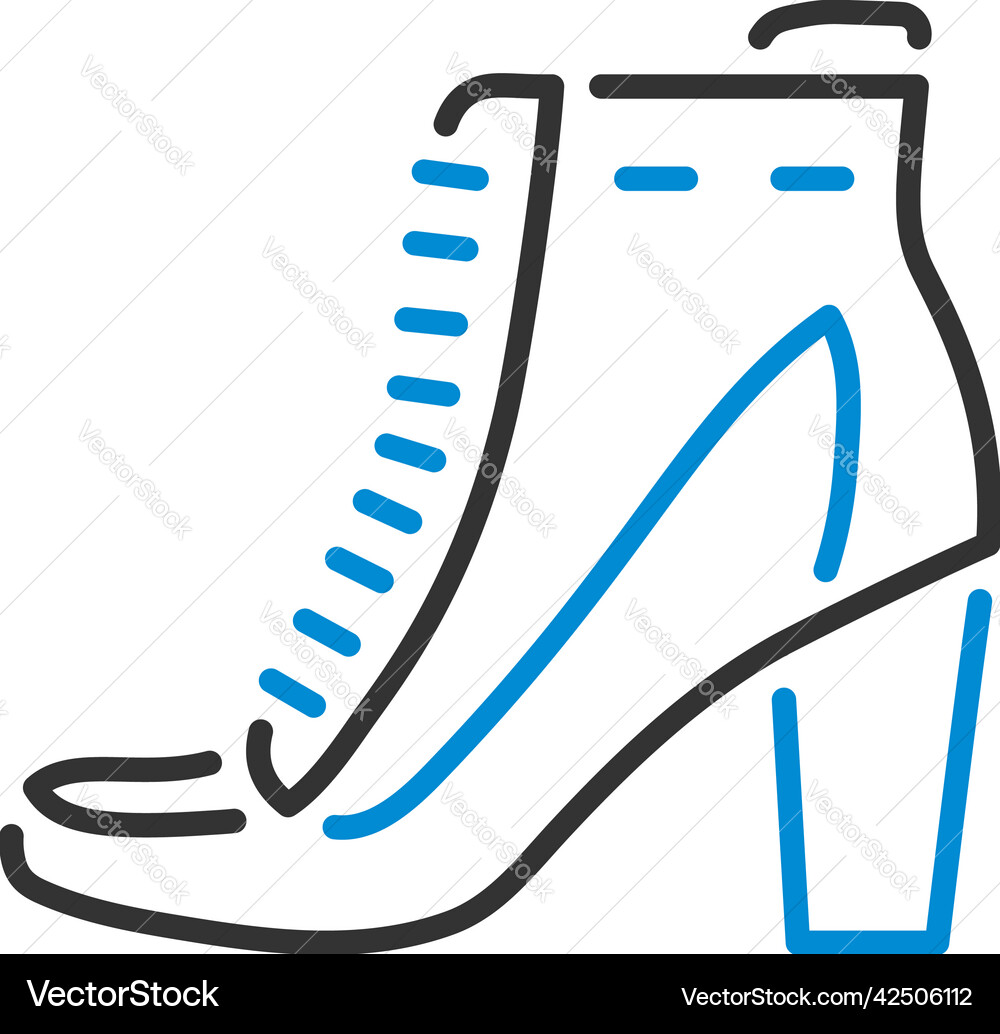 Ankle boot icon Royalty Free Vector Image - VectorStock