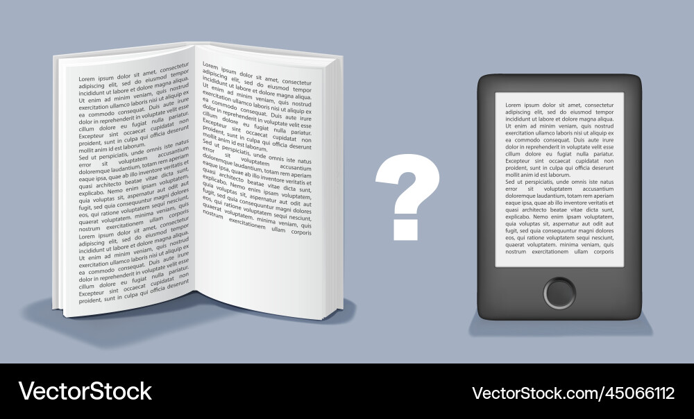 Digital vs. Traditional Learning Royalty Free Vector Image