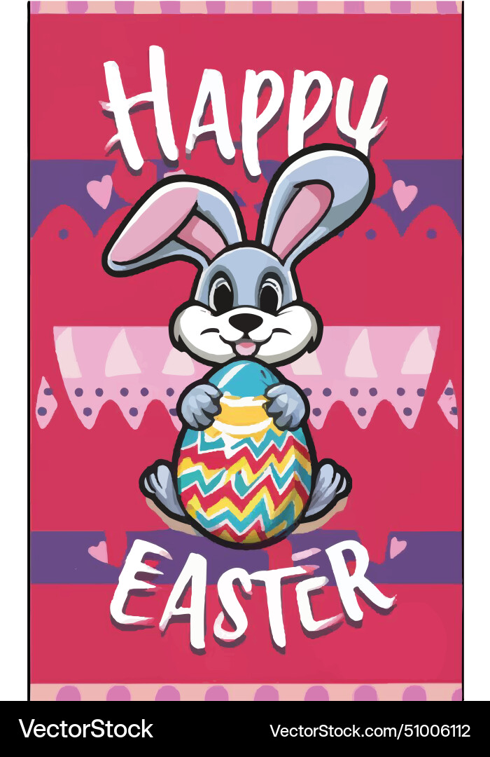 Happy easter Royalty Free Vector Image - VectorStock