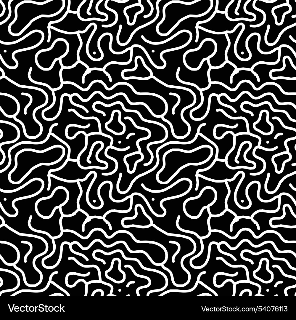 Abstract organic seamless pattern for deco Vector Image