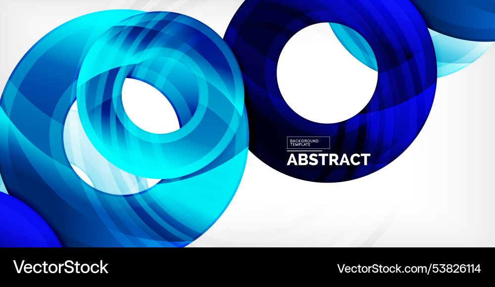 Circles round elements ring shapes premium Vector Image