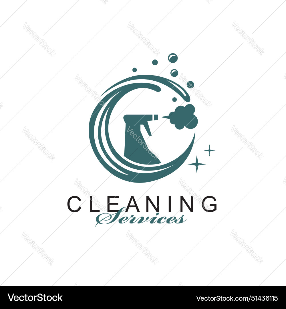 Cleaning service design Royalty Free Vector Image