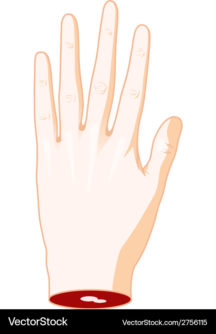 Hand Royalty Free Vector Image - VectorStock