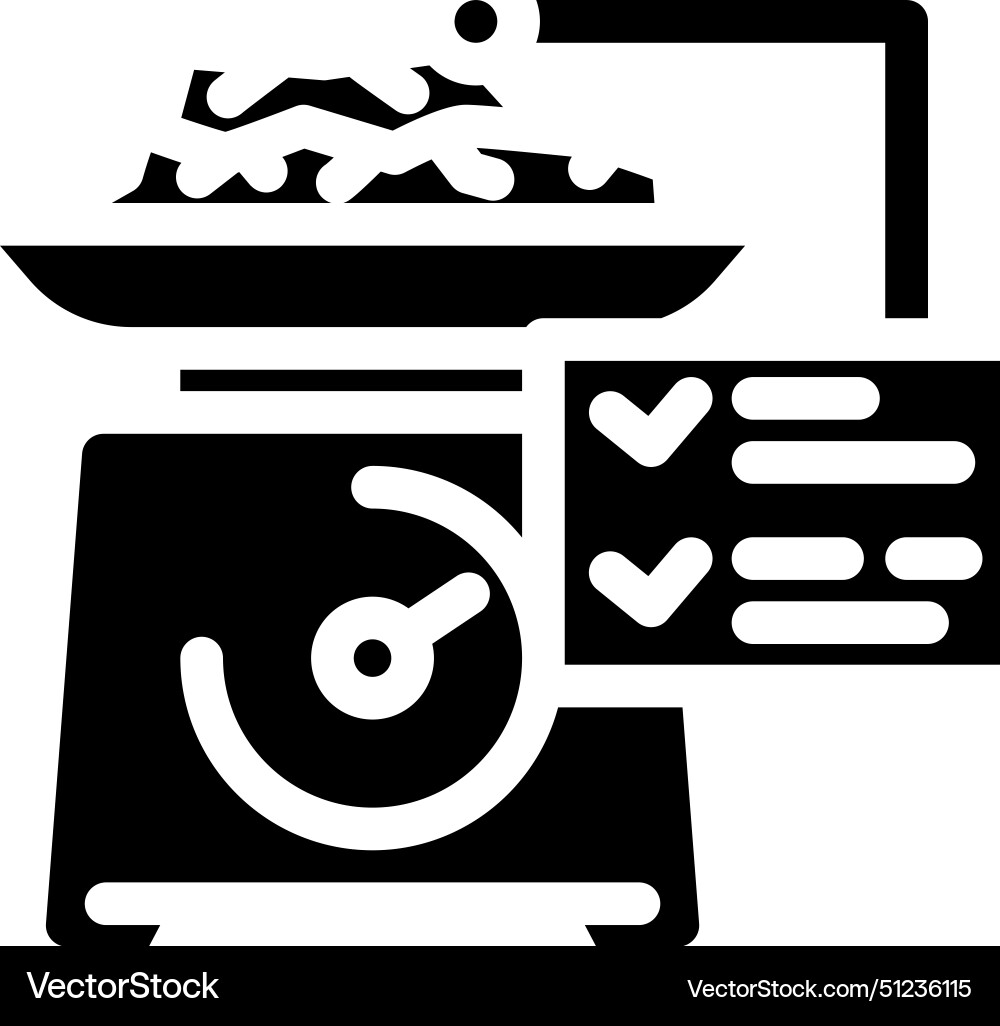 Metal recycling waste sorting glyph icon Vector Image Metal recycling waste sorting glyph icon Vector Image