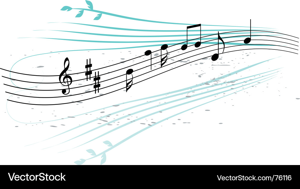 Abstract background music Royalty Free Vector Image