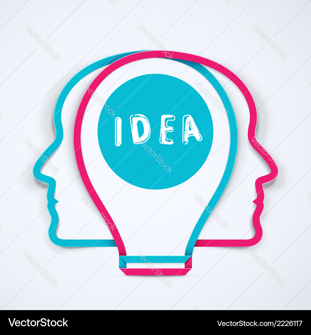 Best idea Royalty Free Vector Image - VectorStock