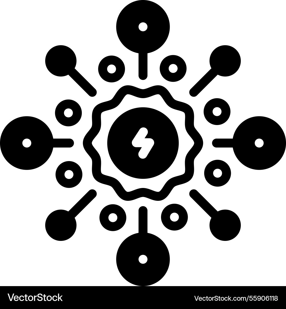 Smart grid Royalty Free Vector Image - VectorStock