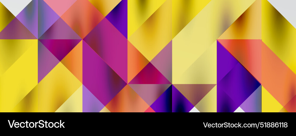 Tech minimal overlapping triangle shapes elements Vector Image