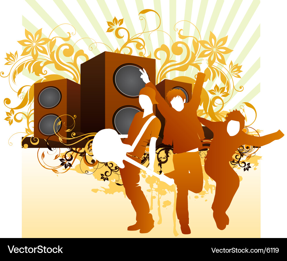 Rock band Royalty Free Vector Image - VectorStock