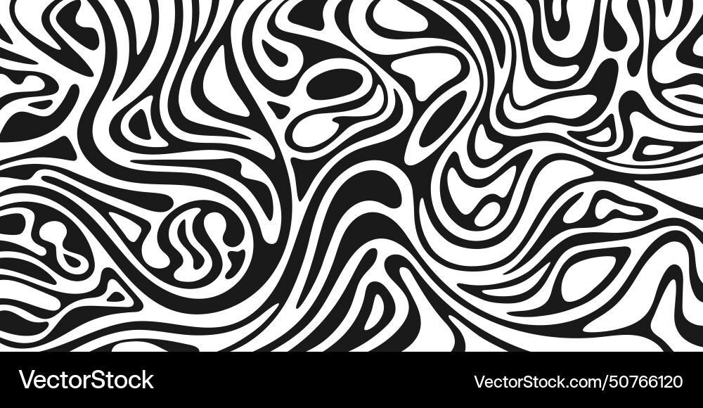 Abstract black and white background of mixed waves