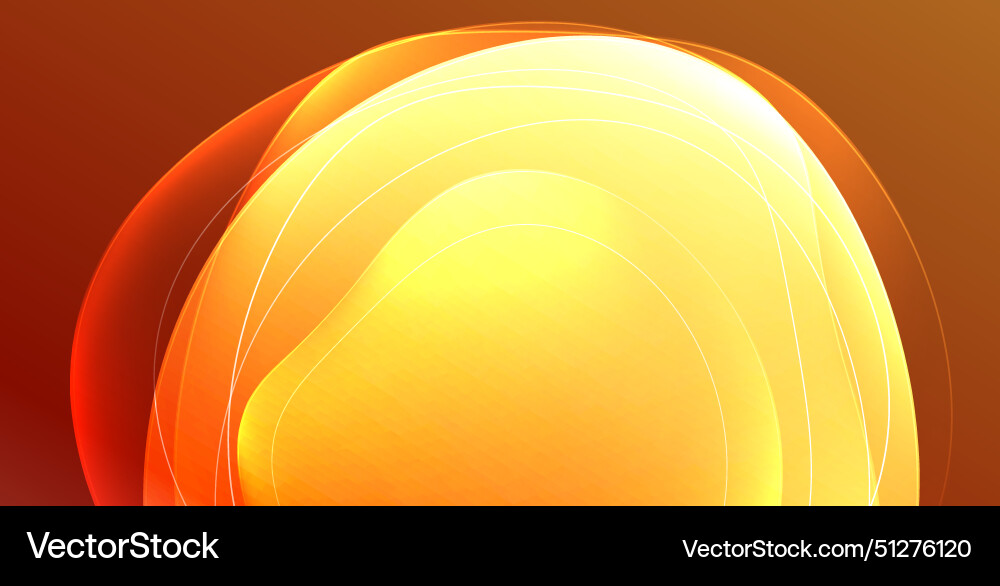 Colorful transparent flowing fluid shapes Vector Image