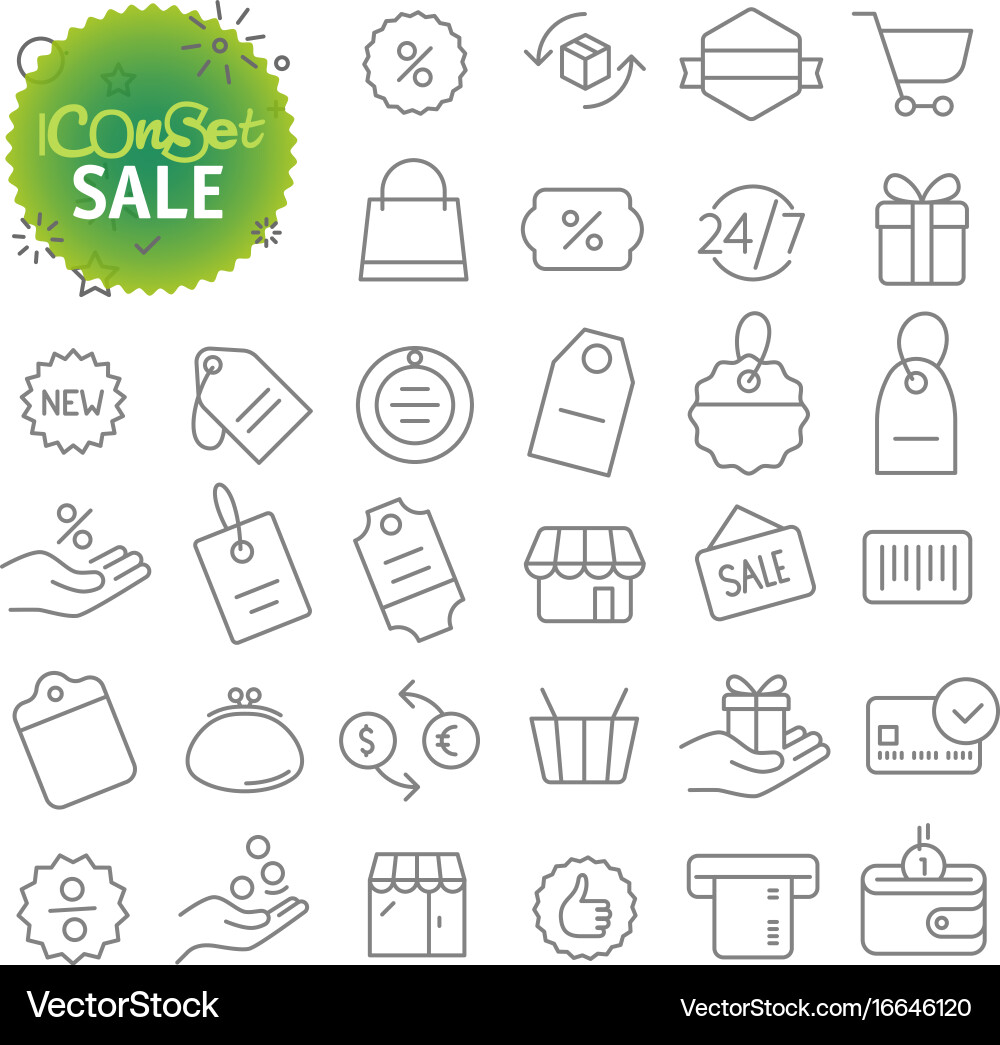Sale Line Icon Vector Images (over 200,000)