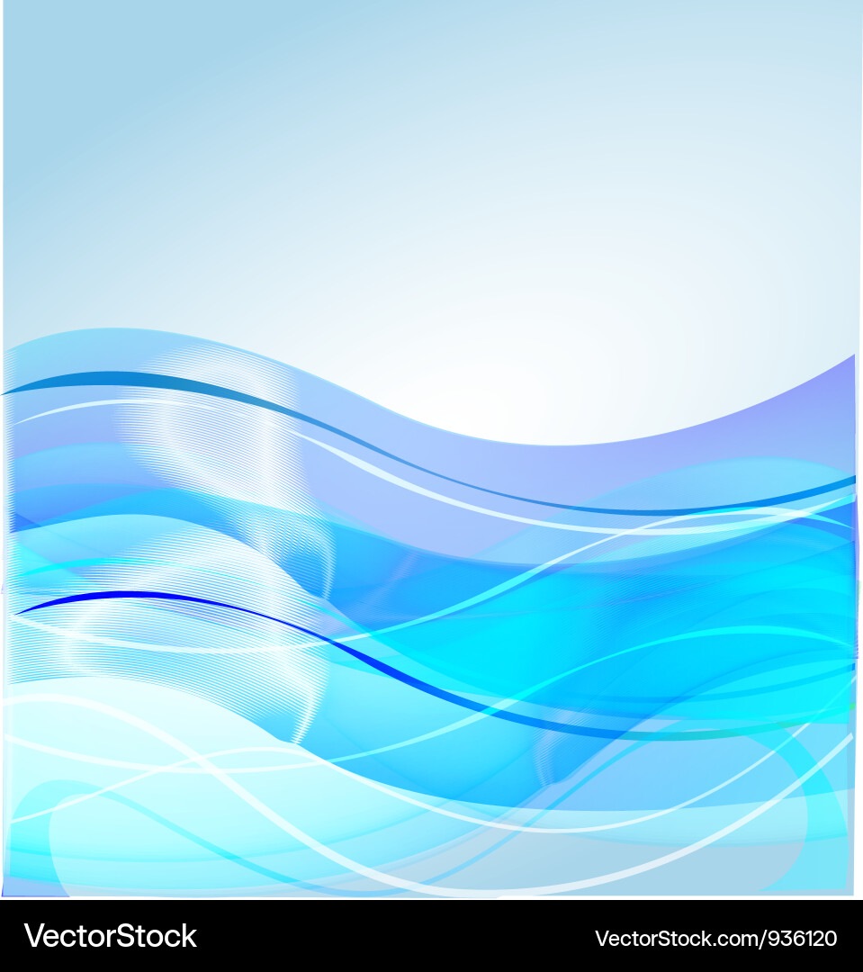 Water waves background Royalty Free Vector Image