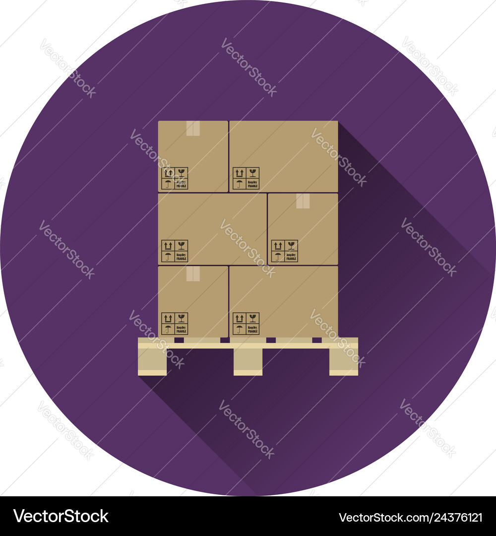 Cardboard package box icon Royalty Free Vector Image