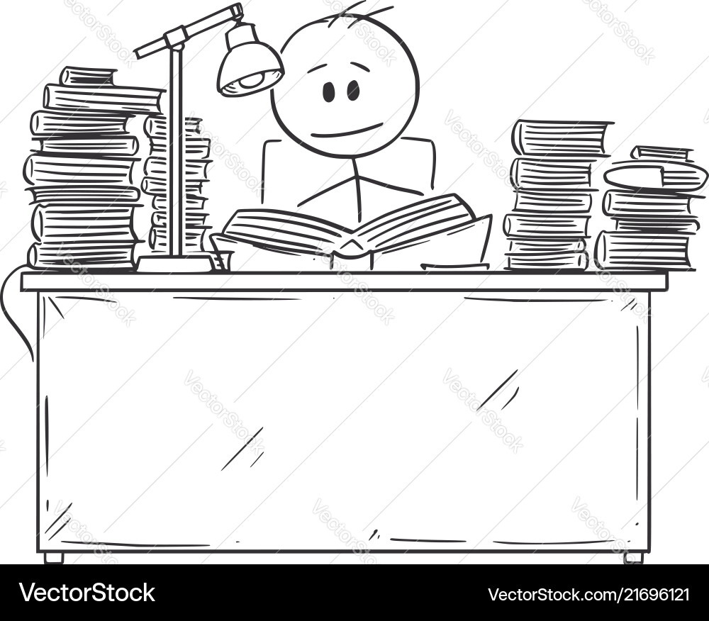 Stickman Homework Vector Images (22)