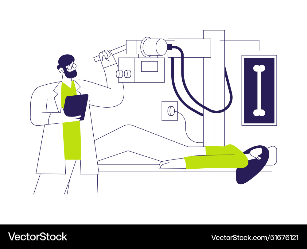 Fractures diagnosis abstract concept Royalty Free Vector