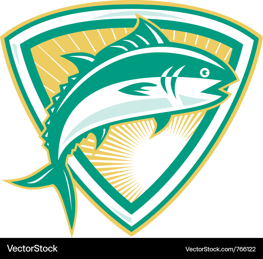 Bluefin tuna Royalty Free Vector Image - VectorStock