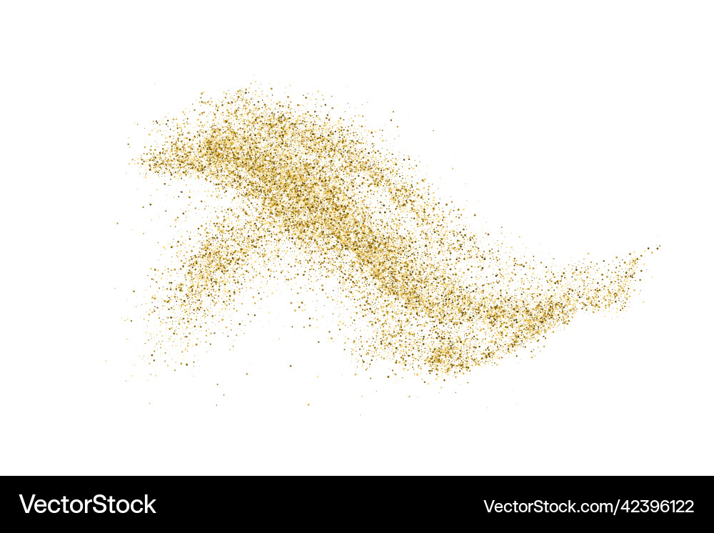 Gold glitter texture Royalty Free Vector Image