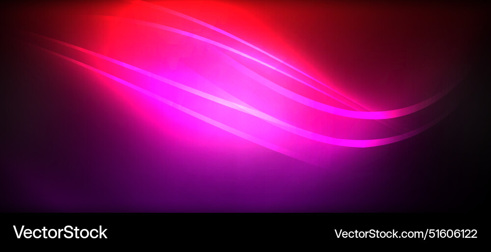 Neon glowing circle rays light round lines Vector Image