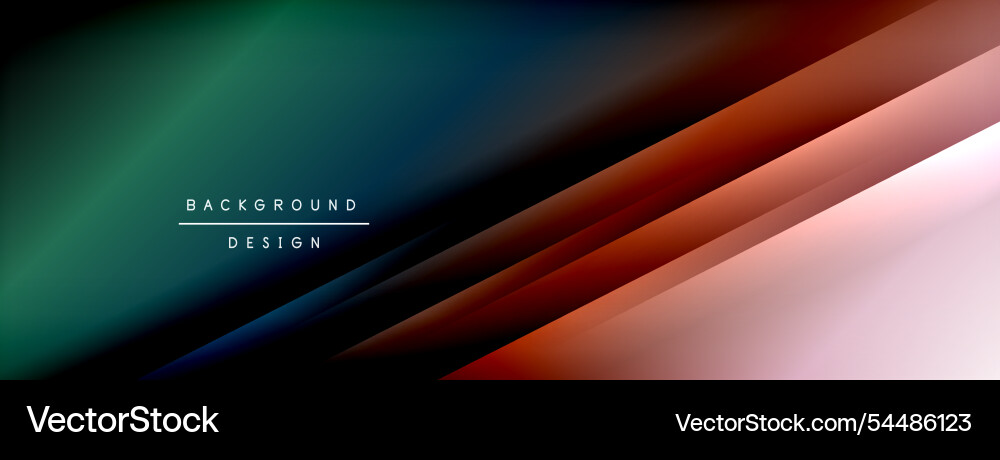 Dynamic shadow lines with gradient colors Vector Image