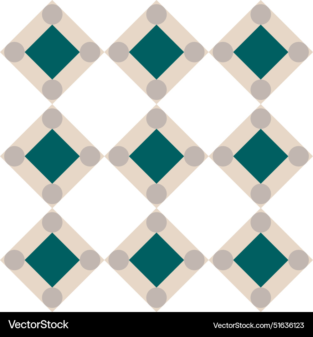 Oriental square ornament Royalty Free Vector Image