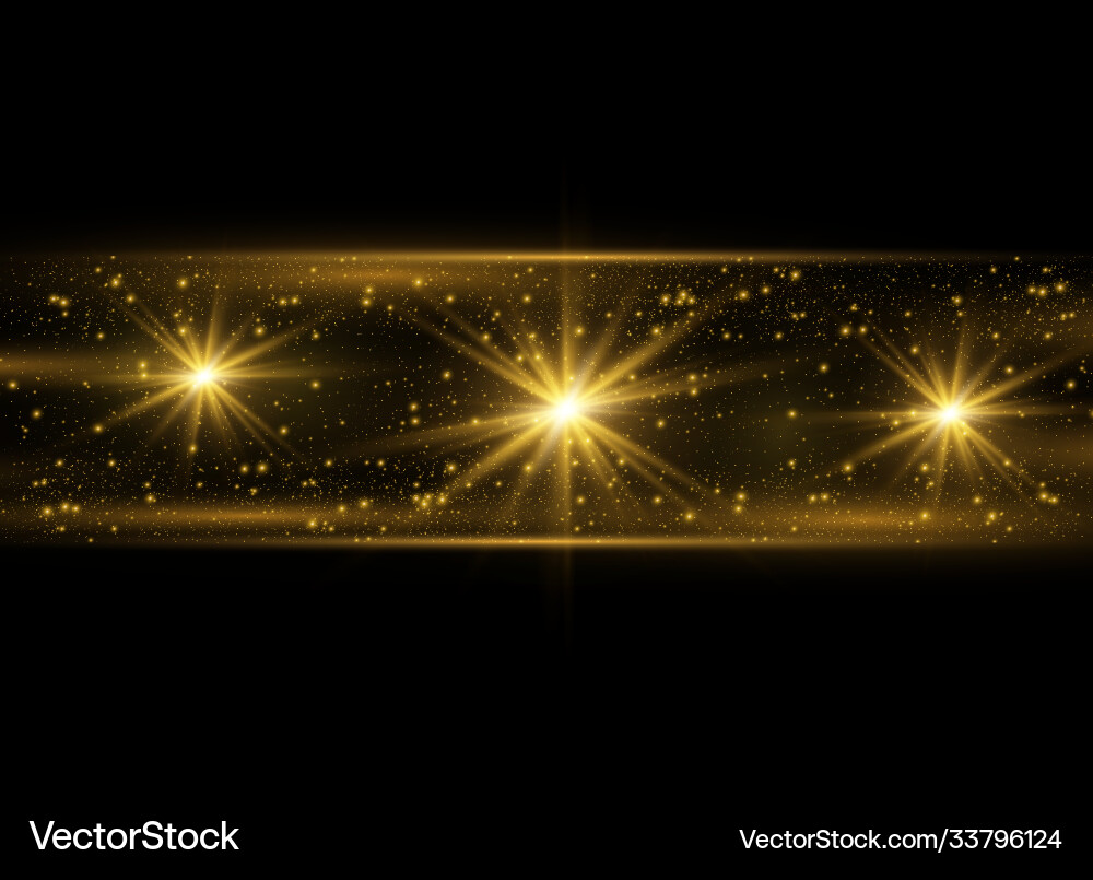 Yellow horizontal line Royalty Free Vector Image