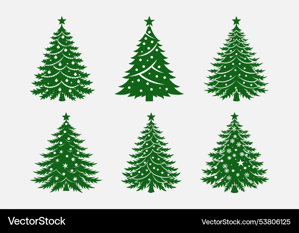 Christmas tree Royalty Free Vector Image - VectorStock