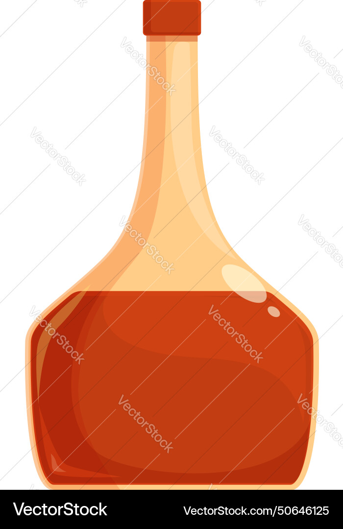 Long bottle syrup icon cartoon maple stack Vector Image