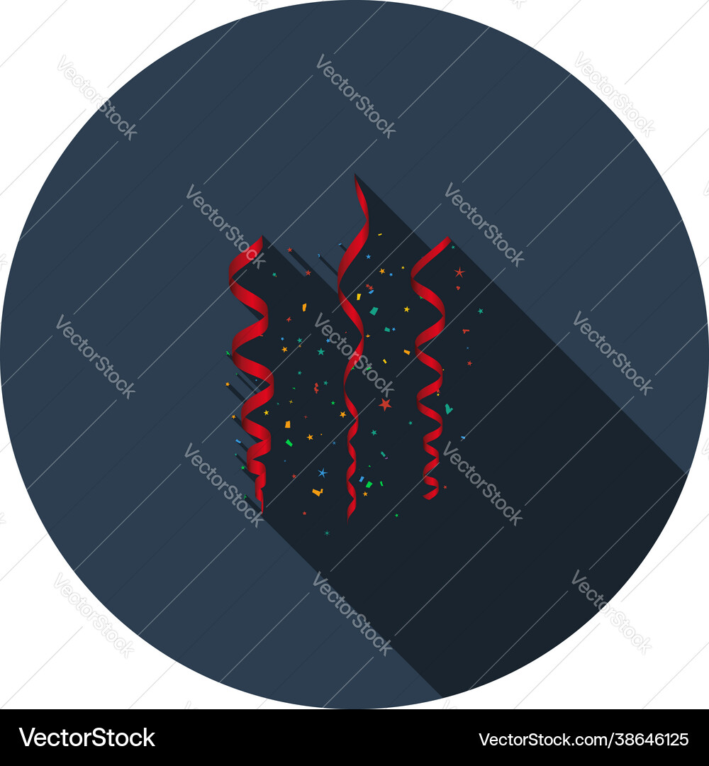 Party serpentine icon Royalty Free Vector Image