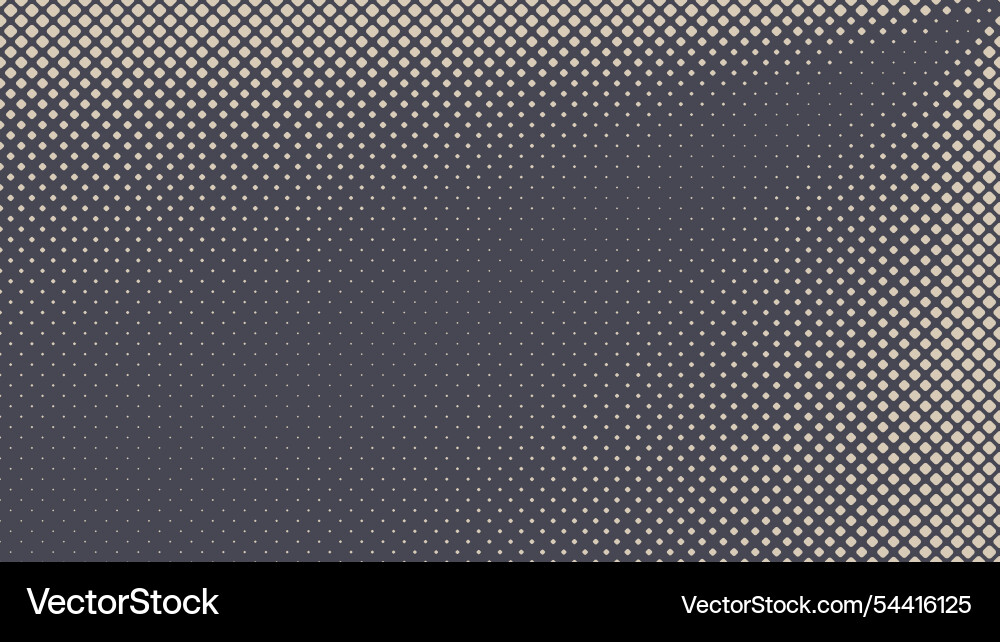 Square rounded dots halftone pattern faded Vector Image