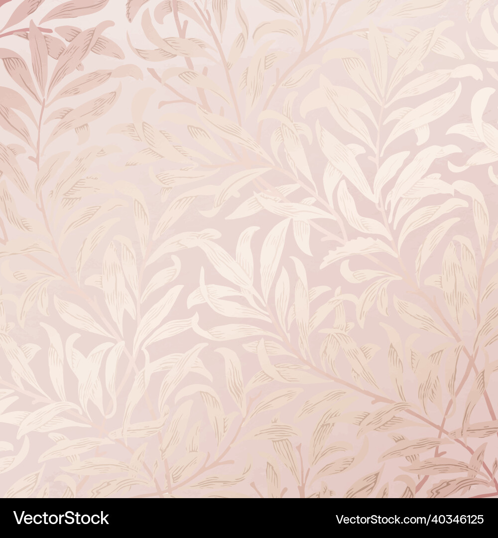 Vintage floral background pink pattern Royalty Free Vector