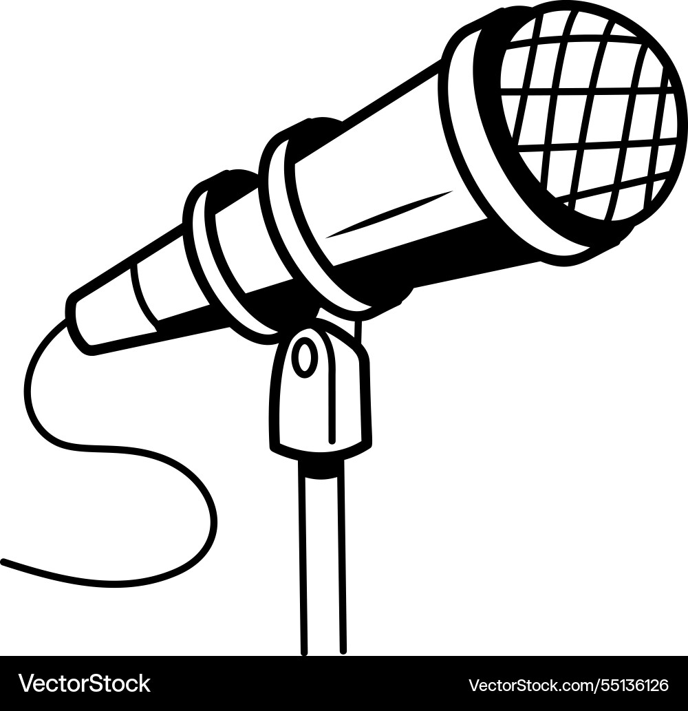 Mic Royalty Free Vector Image - VectorStock