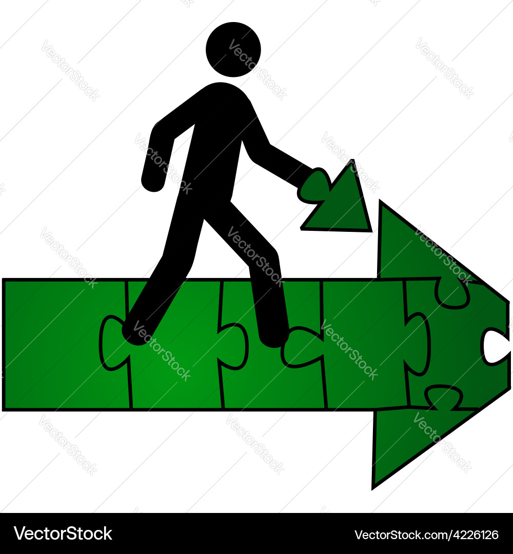 Missing piece Royalty Free Vector Image - VectorStock