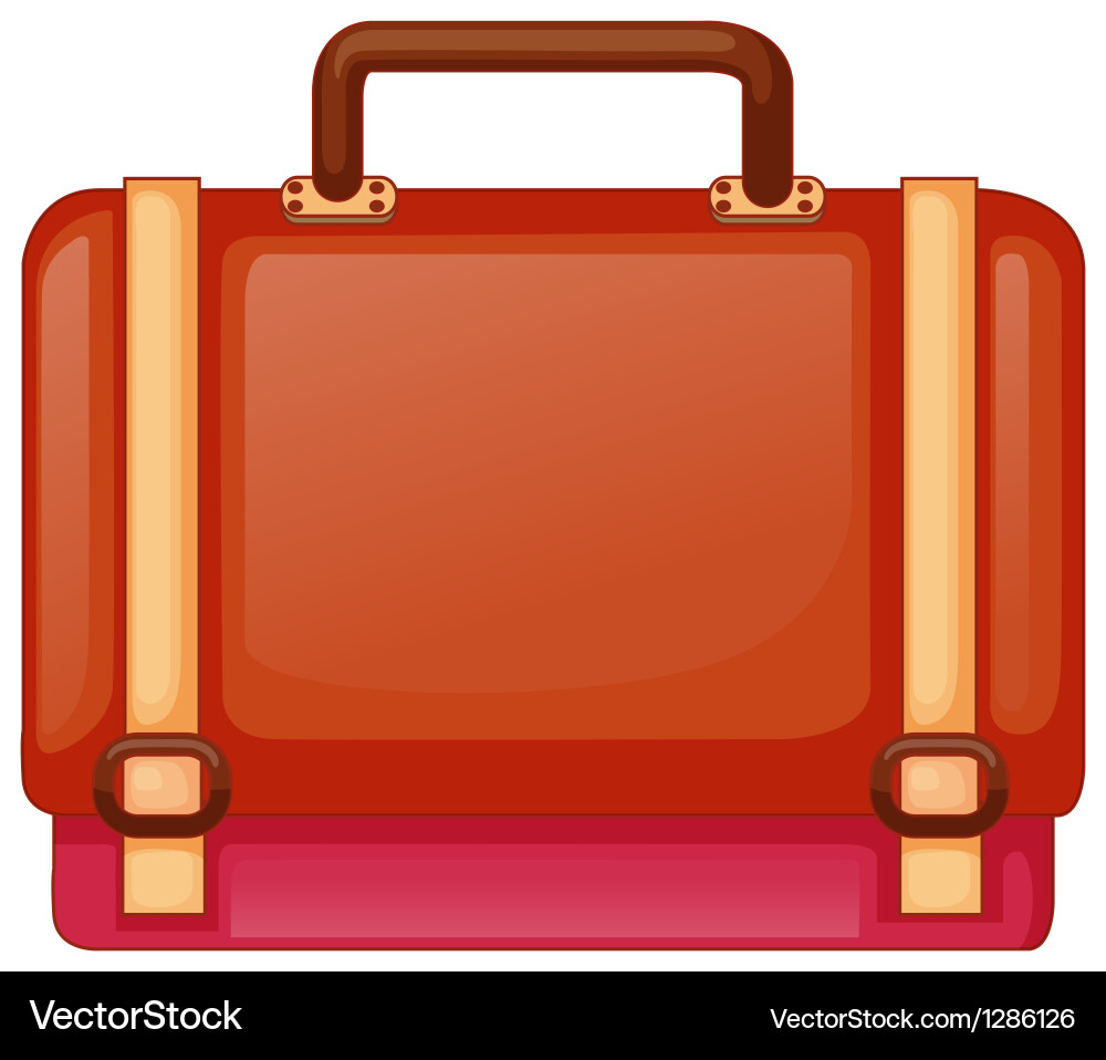 Red bag Royalty Free Vector Image - VectorStock